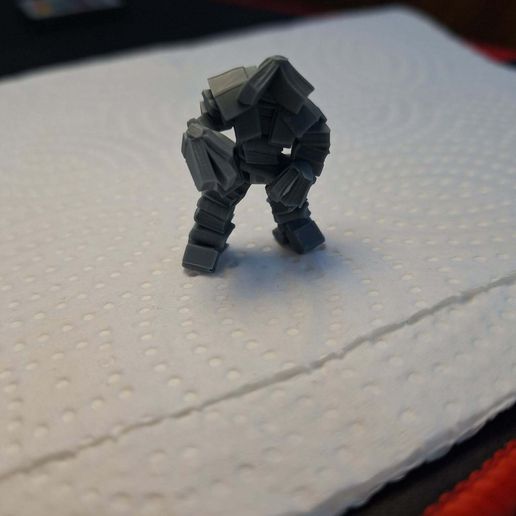📚 Book Golem | Fantasy Monster Miniature・ STL File for 3D printing・Cults