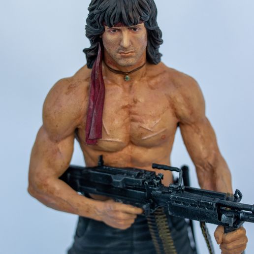 3D printable Rambo, Cobra and Hawk 3D Print • made with Phroze Mighty ...