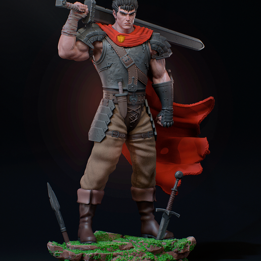 🦅 GUTS 3D PRINT・ STL File for 3D printing・Cults