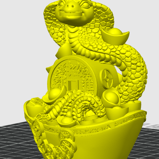 STL file The Money Snake-Mascot-2025 💰 (3MF)・3D printer design to ...