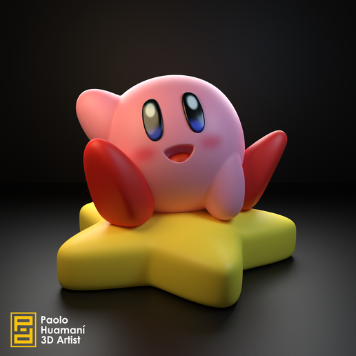 ⭐ Kirby・Archivo STL para Impresión 3D・Cults