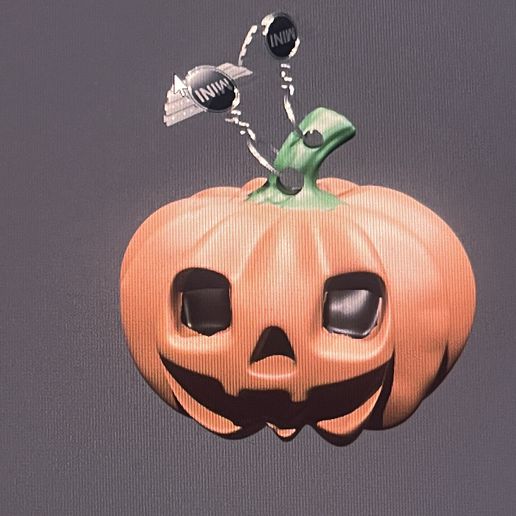 🎃 Hellowine pumpkin key ring・Free STL File for 3D printing・Cults