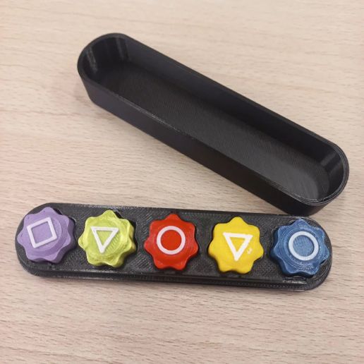 Fichier STL Squid game Gonggi 🦑 ・Design pour impression 3D à ...