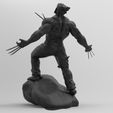 STL file Wolverine statue 🎨 ・3D printing idea to download・Cults