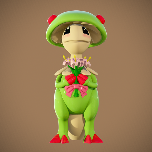 STL file Breloom Valentine's Day Pokemon 🐉 ・3D printable design to ...