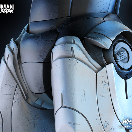 👨 Wicked Marvel Iron Man 2023 Sculpture: Tested and ready for 3d ...
