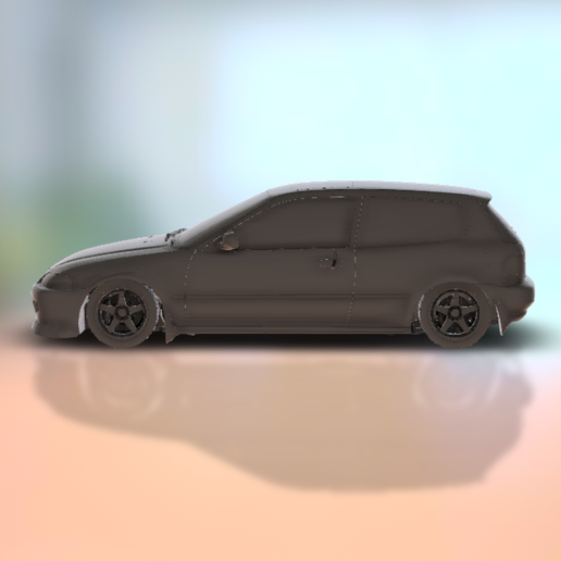 🏎️ 1992 Honda Civic EG6・ 3D File for 3D printing・Cults