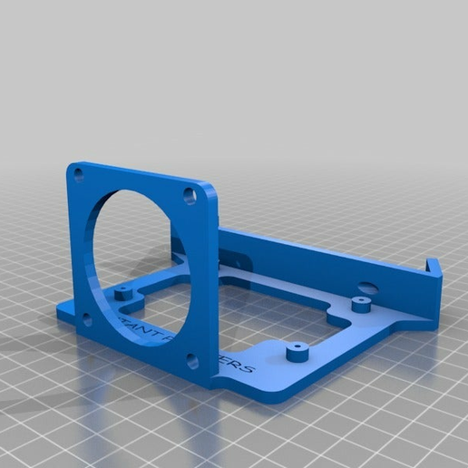 Download free STL file arduino ramps 1.4 with 60mm fan mount, 60 degree ...