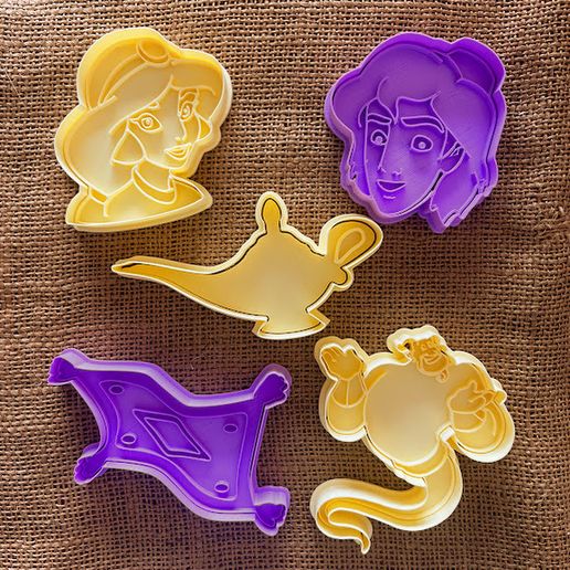 STL file ALADIN STAMP STAMP CUTTERS COOKIE CUTTERS COOKIE CUTTERS ...