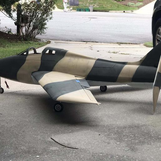 🎨 1/7 Scale F-84 ThunderStreak 110mm EDF・ 3D File for 3D printing・Cults