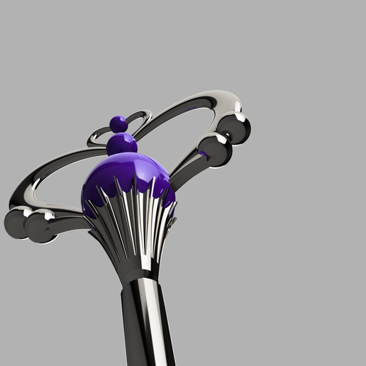 Archivo STL Sailor Pluto Garnet Rod - Cetro Granate de Sailor Pluto ...