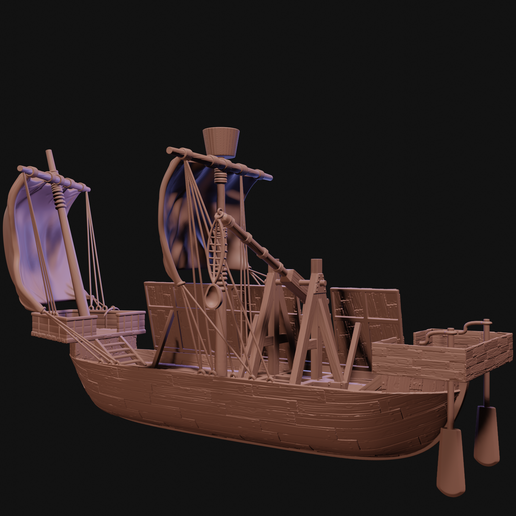 🛥️ catapult boat・ STL File for 3D printing・Cults