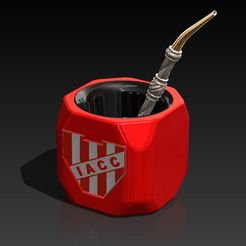 Archivo STL SET MATERO INSTITUTO - SACA-POLVILLO Y MATE・Objeto imprimible en 3D para descargar・Cults