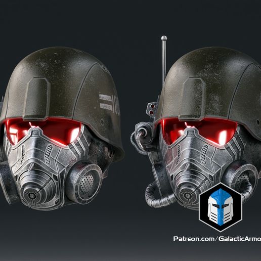 👤 Fallout NCR Ranger Advanced and Elite Helmets - 3D Print Files・ 3D ...