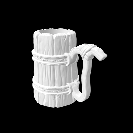 🍺 Beer Mug 0,5L・ STL File for 3D printing・Cults