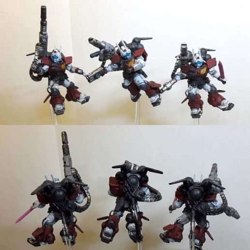 🤖 40k Gundam Bits・Free STL File for ・Cults