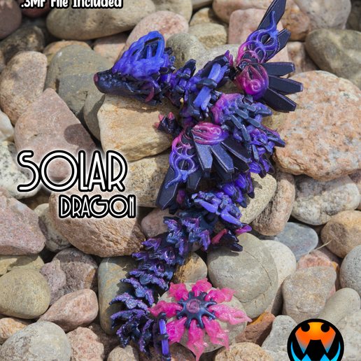 ☀️ Solar Dragon・ 3D File for 3D printing・Cults