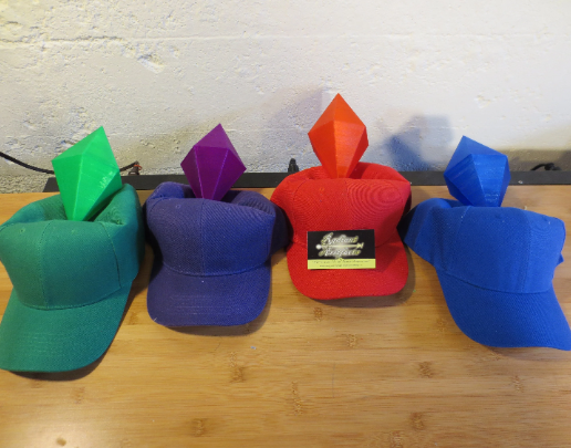 🎩 The Sims Plumbob LED Hat, A Casual One Piece Costume, Wearable Plum ...