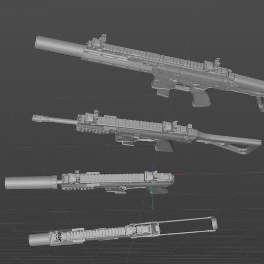 🔫 Swiss APC submachine gun digital model・ OBJ File for 3D printing・Cults