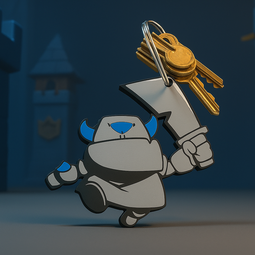 🗝️ Mini P.E.K.K.A Keychain, Clash Royale・ 3MF File for 3D printing・Cults