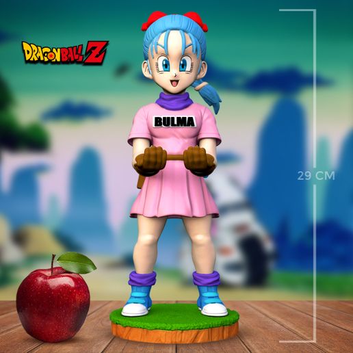 STL file BULMA - JOYSTICK HOLDER - DRAGON BALL 🕹️ ・3D print object to ...