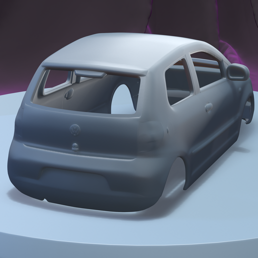 🚗 VOLKSWAGEN FOX 2005 (1/24) printable car body・ STL File for ・Cults