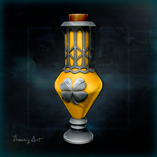 FELIX FELICIS POTION 🍹・ 3D File for 3D printing・Cults