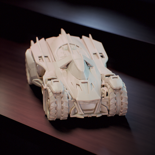 STL file Batmobile - Batman: Arkham Knight - Fan Art Batmovil video ...