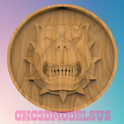 📁 Bulldog Head,3D MODEL STL FILE FOR CNC ROUTER LASER & 3D PRINTER・ STL ...