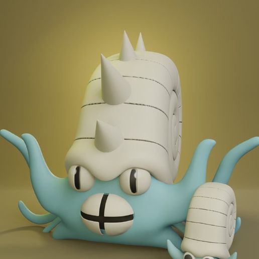 🐉 Pokemon - Omanyte y Omastar・Archivo STL para ・Cults