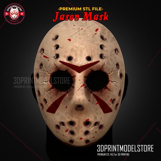 💬 Jason Mask Friday The 13th 3D Print Model - Anime, Manga, Cosplay ...