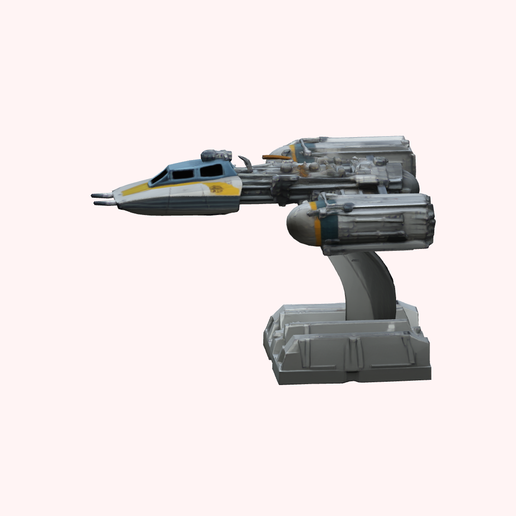 ⭐ Y-wing Star Wars Starfighter・ STL File for 3D printing・Cults