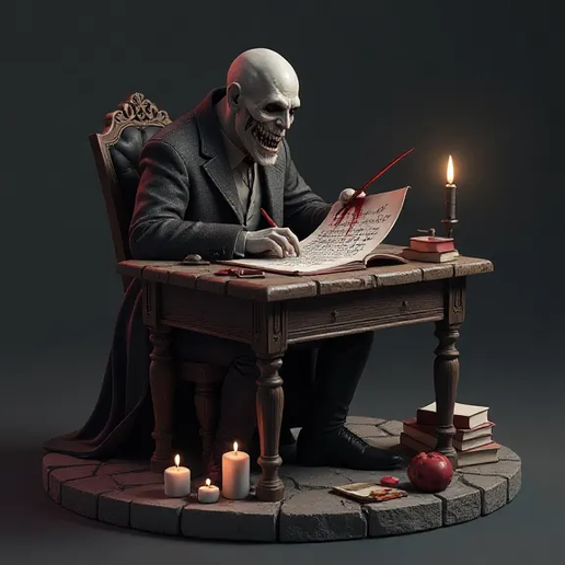 🧛 Vampire 22・ STL File for 3D printing・Cults