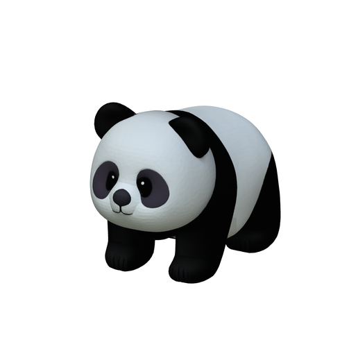 🐼 Panda statue・ STL File for 3D printing・Cults