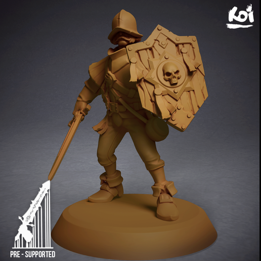 3D file Guildmarch Militia - Infantry 5 🏙️ ・Template to download and 3D ...