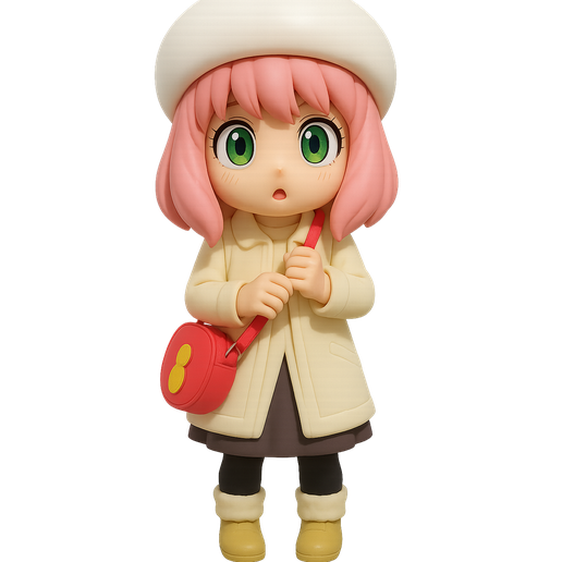 🕵️‍♀️ Anya Forger Chibi - Cute Figure from Spy x Family・ STL File for ...