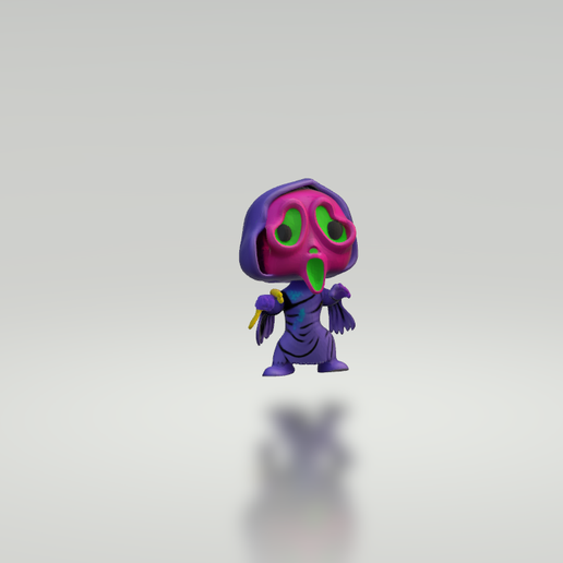👧 Ghostface・ STL File for 3D printing・Cults
