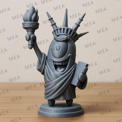 🗽 Plankton Statue of Liberty - Spongebob・ STL File for 3D printing・Cults