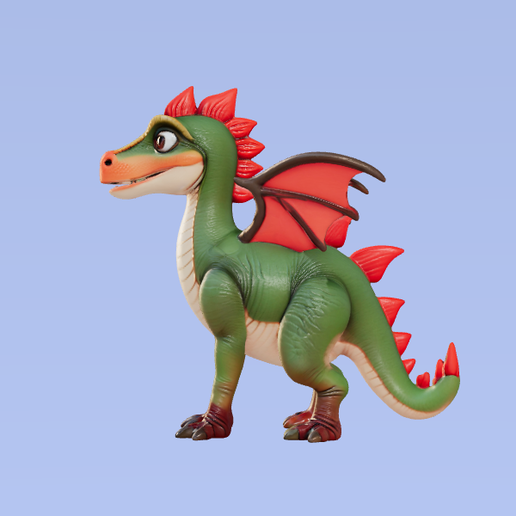 STL file Dinosaur with wings 🦖 ・3D printer design to download・Cults