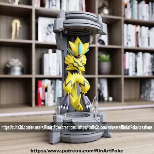 🥼 Zeraora in the lab from pokemon・ STL File for ・Cults