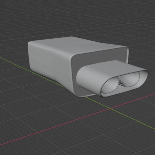 🚗 Oval Exhaust Backbox・Free STL File for 3D printing・Cults