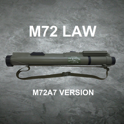 ⚖️ M72 LAW (M72A7 VERSION) LIGHT ANTI-TANK WEAPON PROP 1:1・ 3D File for ...