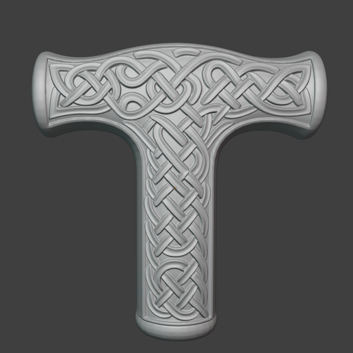 🪢 Celtic Knot Cane Handle・ STL File for 3D printing・Cults