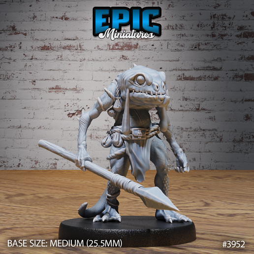 3D file Dark Fish Folk Set ‧ DnD Miniature ‧ Tabletop Miniatures ...