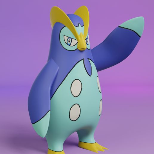 🐉 pokemon prinplup・ STL File for ・Cults