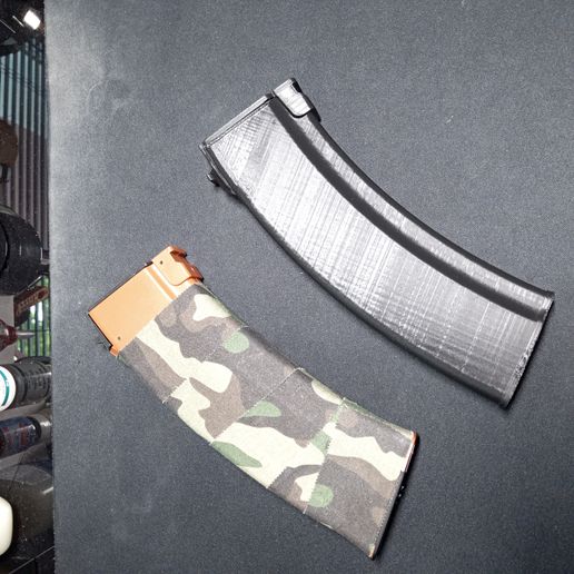 STL 文件 Airsoft AK74U Krinkov 3d Printed Magazine, compatible with ...