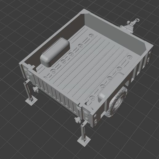 STL file M1102 trailer 35th scale 🚐 ・3D printer design to download・Cults