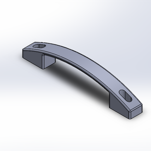 STL file SHOWER CABIN DOOR HANDLE PULLING DEVICE HANDLE 🚿 ・3D printer ...