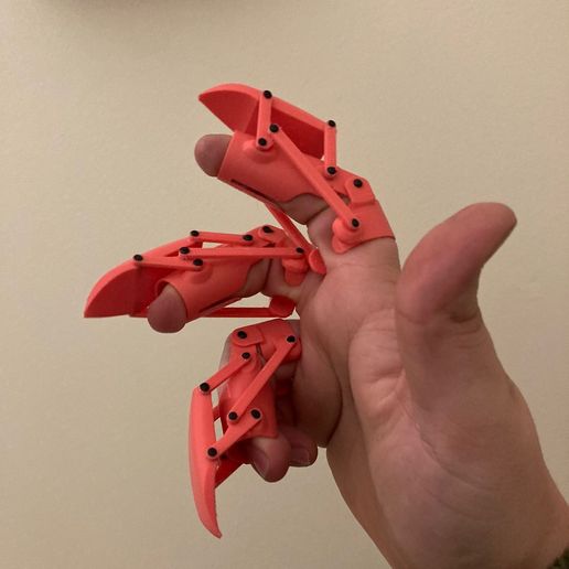 🐱 Cosplay Retractable Panther Claws・ STL File for 3D printing・Cults