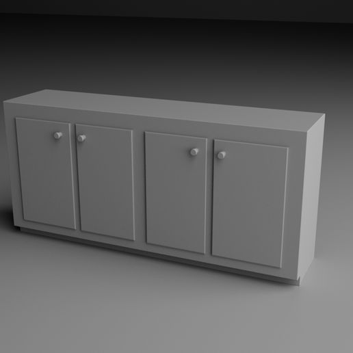🌆 1/12 scale cabinet-STL only・Archivo 3D para Impresión 3D・Cults